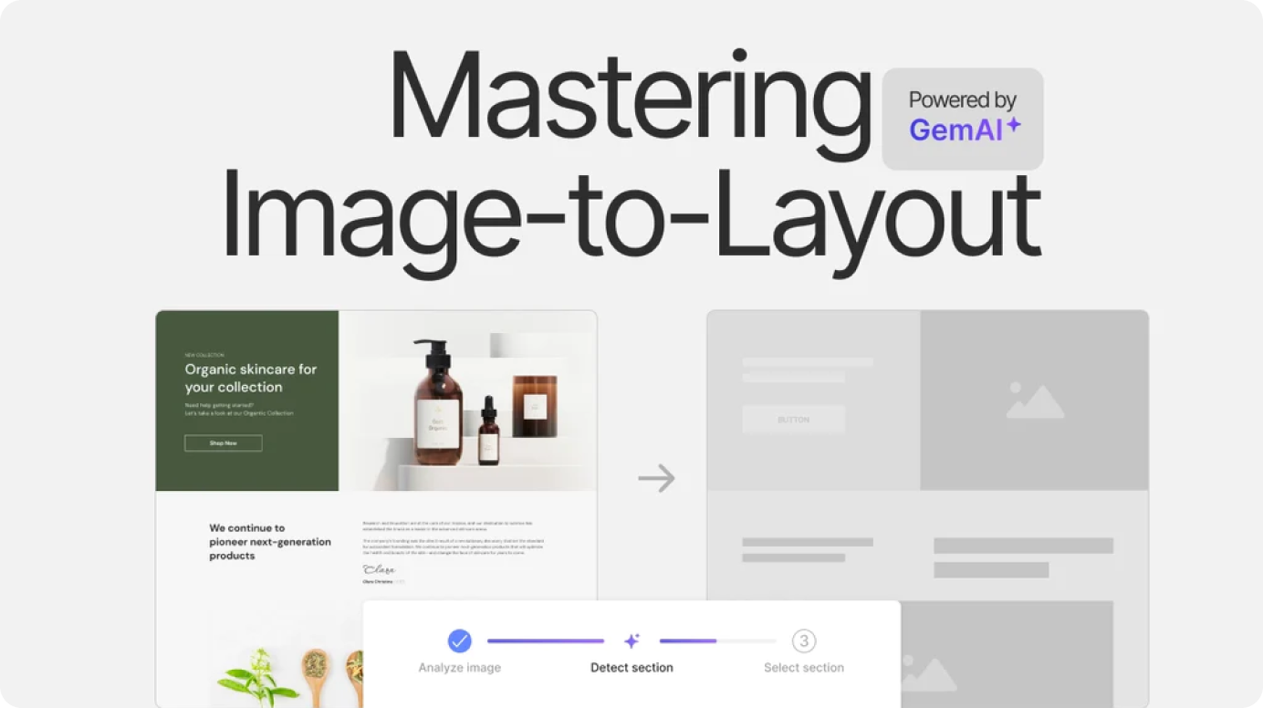 GemPages | AI-powered Image-to-Layout for Shopify Page Building